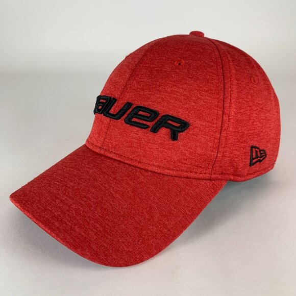 New Era | Accessories | Bauer Hockey Red New Era Stretch Fitted Hat ...